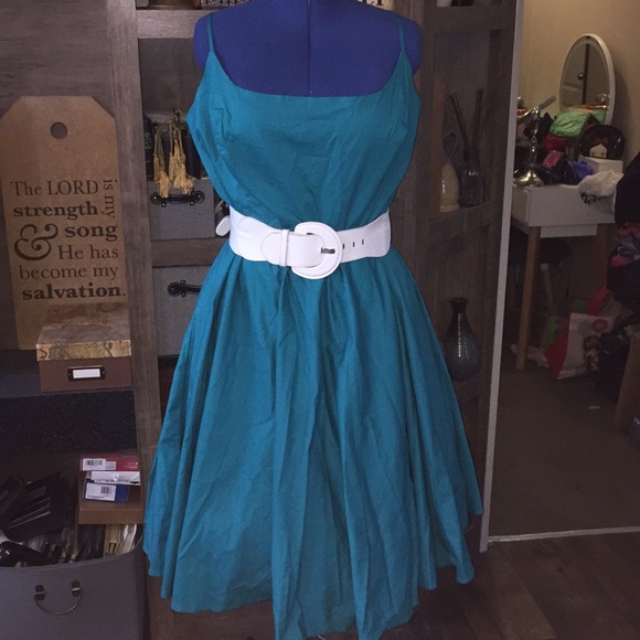 Tatyana | Dresses | Nwt Tailor Twirl Turquoise Peggy Dress Size 4x ...